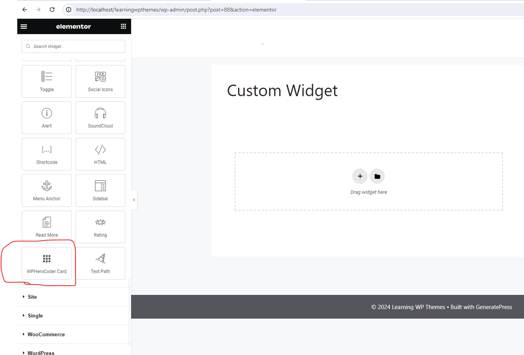 How to Create Custom Elementor Widget - wpherocoder.com Website